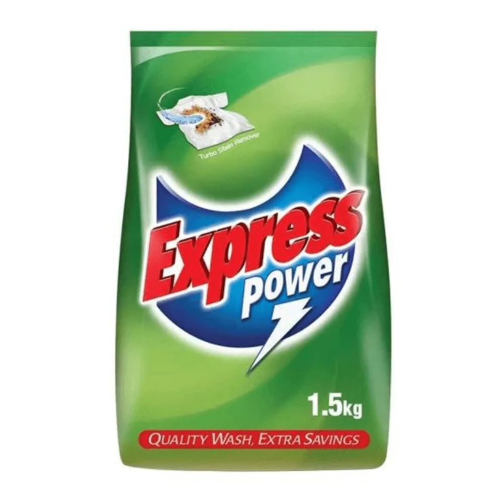 Express Power Detergent Powder 1.5 KG | Intense Cleaning | Catch N Pack