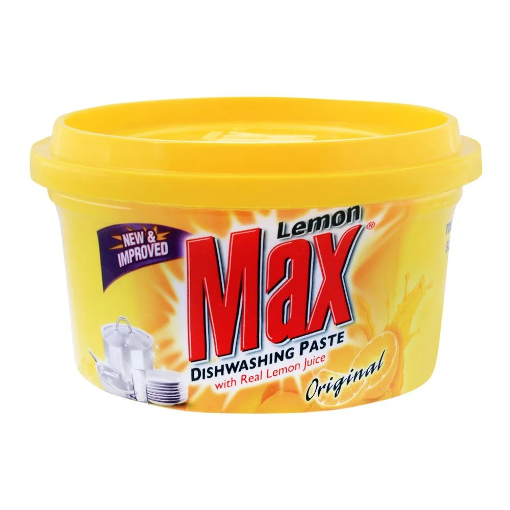 Lemon Max Dishwashing Paste, Original, 200g | Sparkling Clean Dishes ...