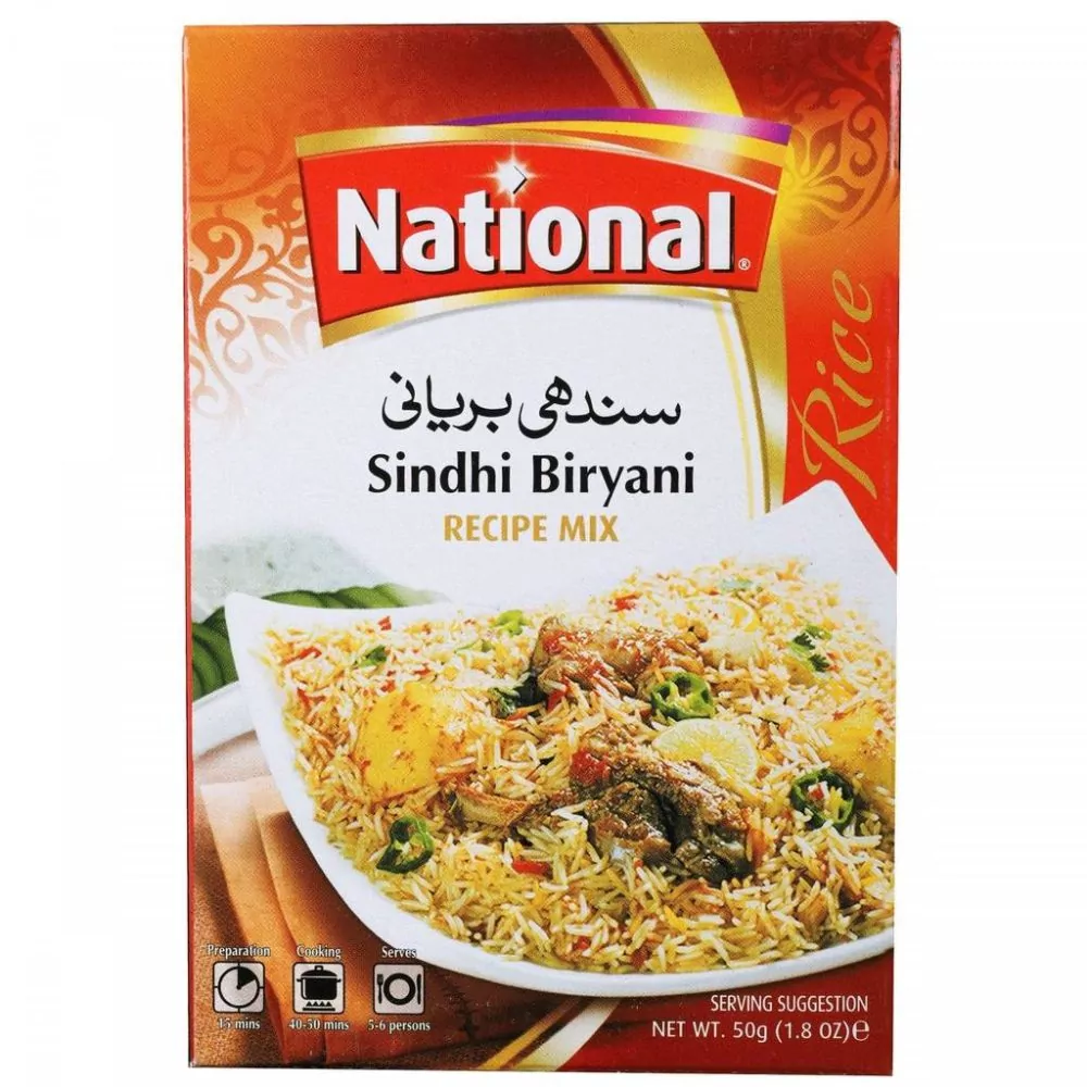 National Sindhi Biryani Masala Recipe Mix 50g | Authentic Sindhi ...