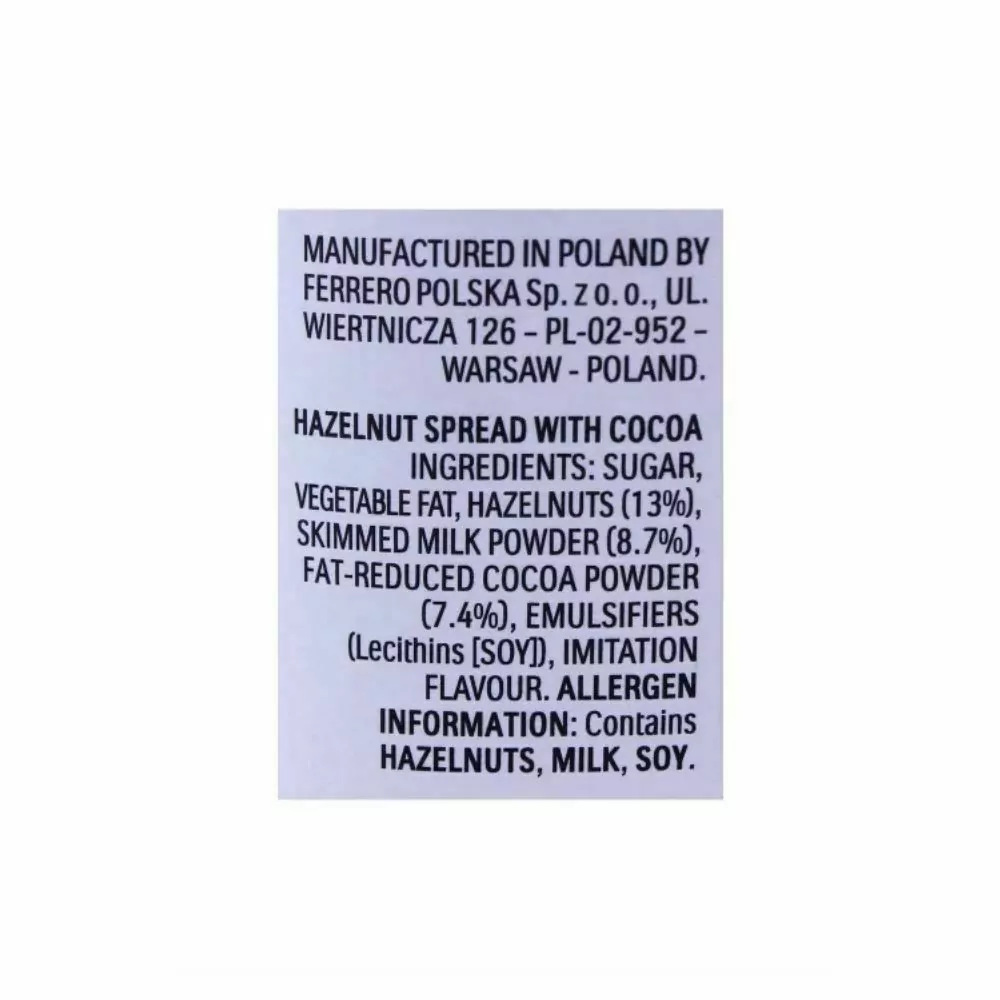 Nutella Hazelnut Cocoa Spread 180g | Sweet Cravings | Catch N Pack