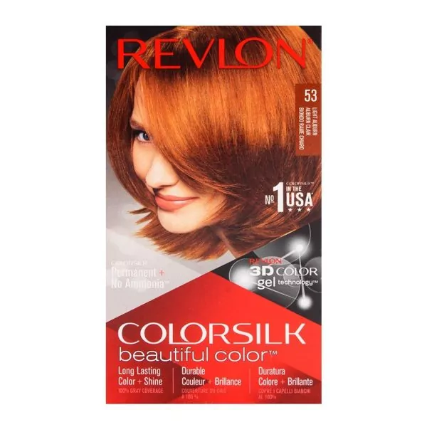 Revlon Colorsilk Light Brown Hair Color 51 | Natural Glow | Catch N Pack