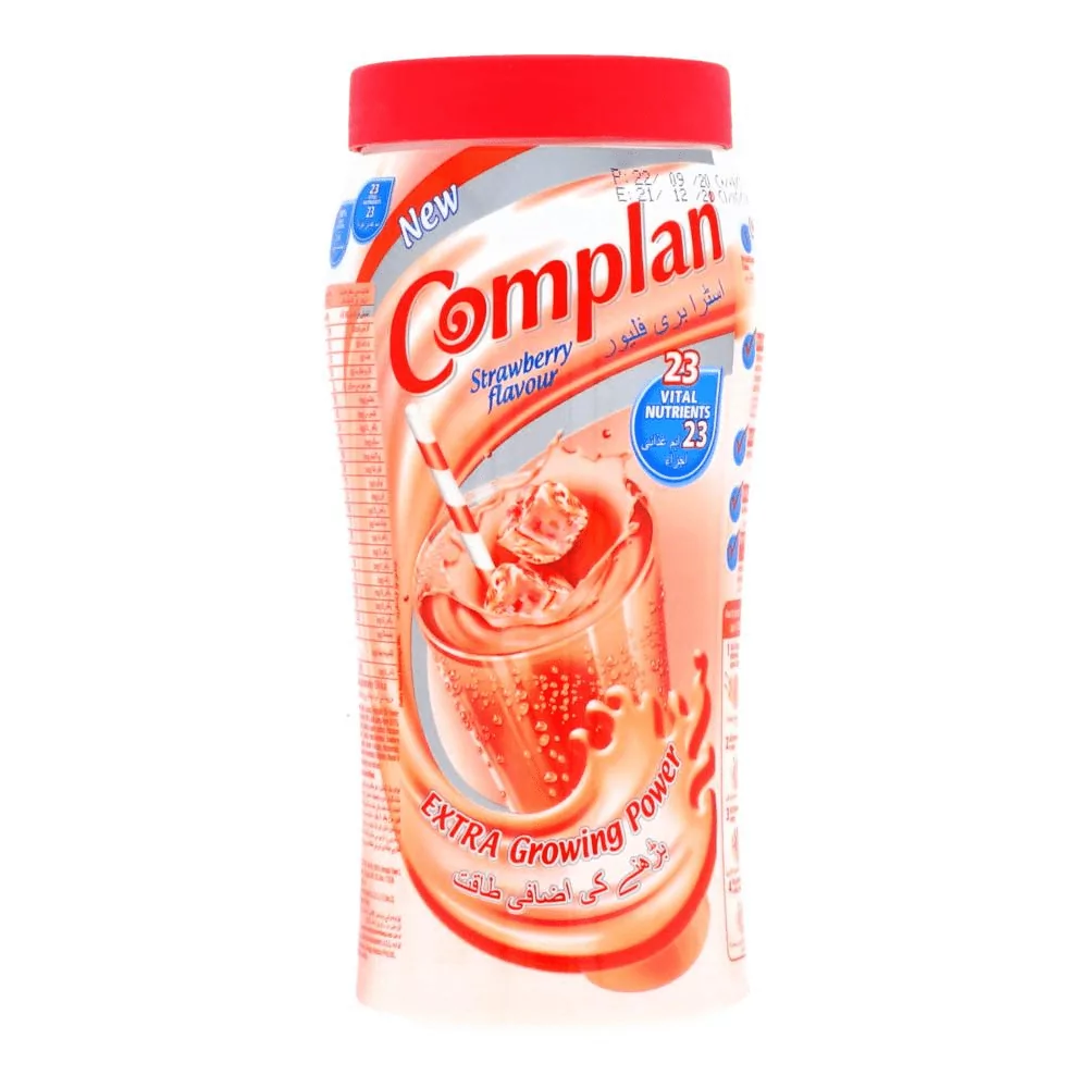 Strawberry Flavour Complan, Bottle, 400g | Healthy Indulgence | Catch N Pack
