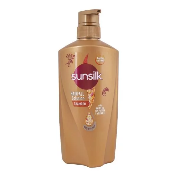 Sunsilk Hair Fall Solution Argan Oil, Soy Protein & Vitamin E Shampoo ...