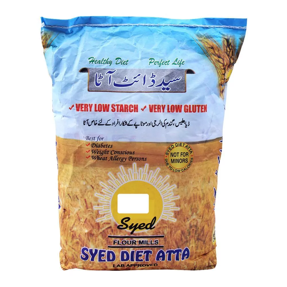 Syed Flour Mills Diet Atta 2.5KG | Nutritious & Tasty | Catch N Pack