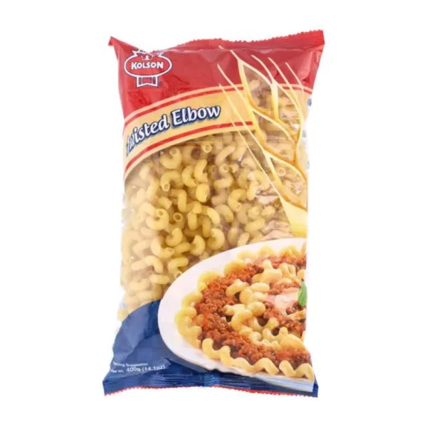 Kolson Macaroni Twisted Elbow 400gms | Savory Spiral | Catch N Pack