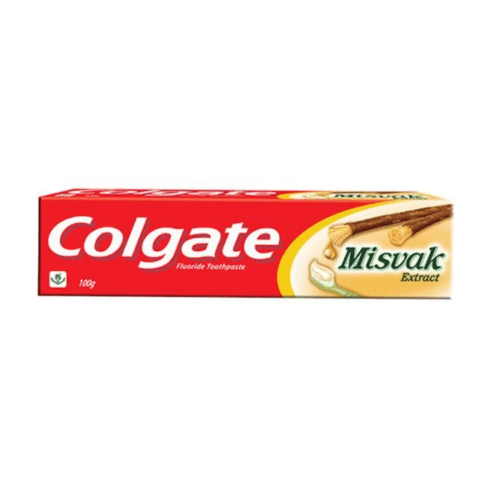 Colgate Misvak Extract Toothpaste, 100g - Natural Oral Care With Miswak ...