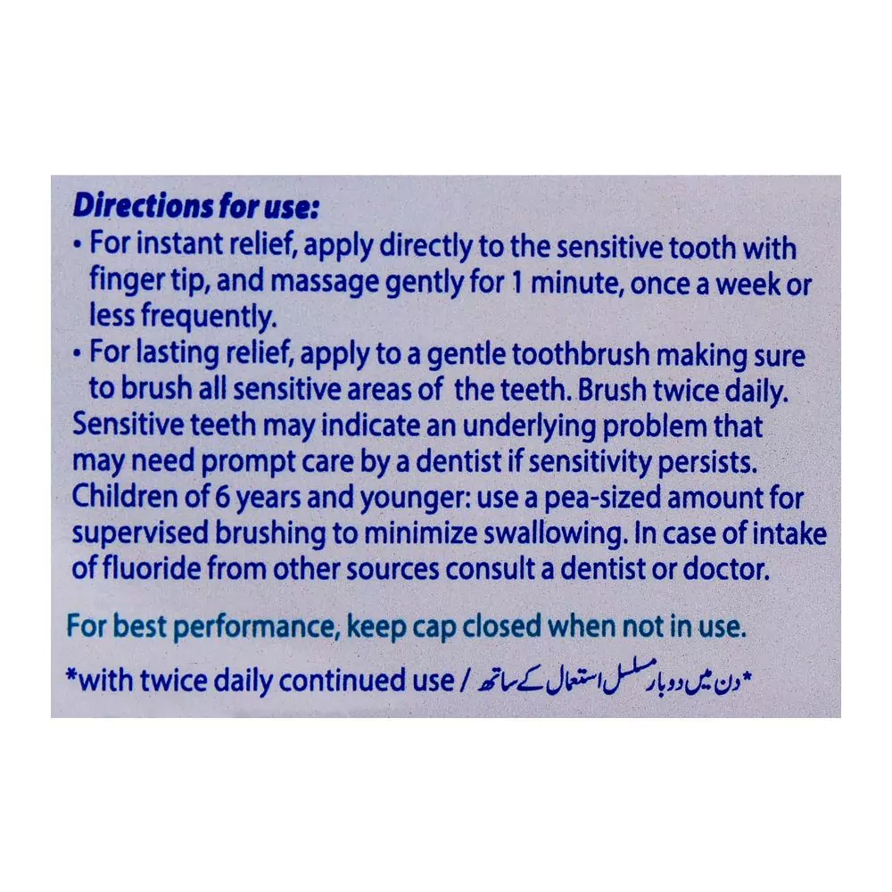 Colgate Sensitive Pro-Relief Original Toothpaste, 100g - Effective ...