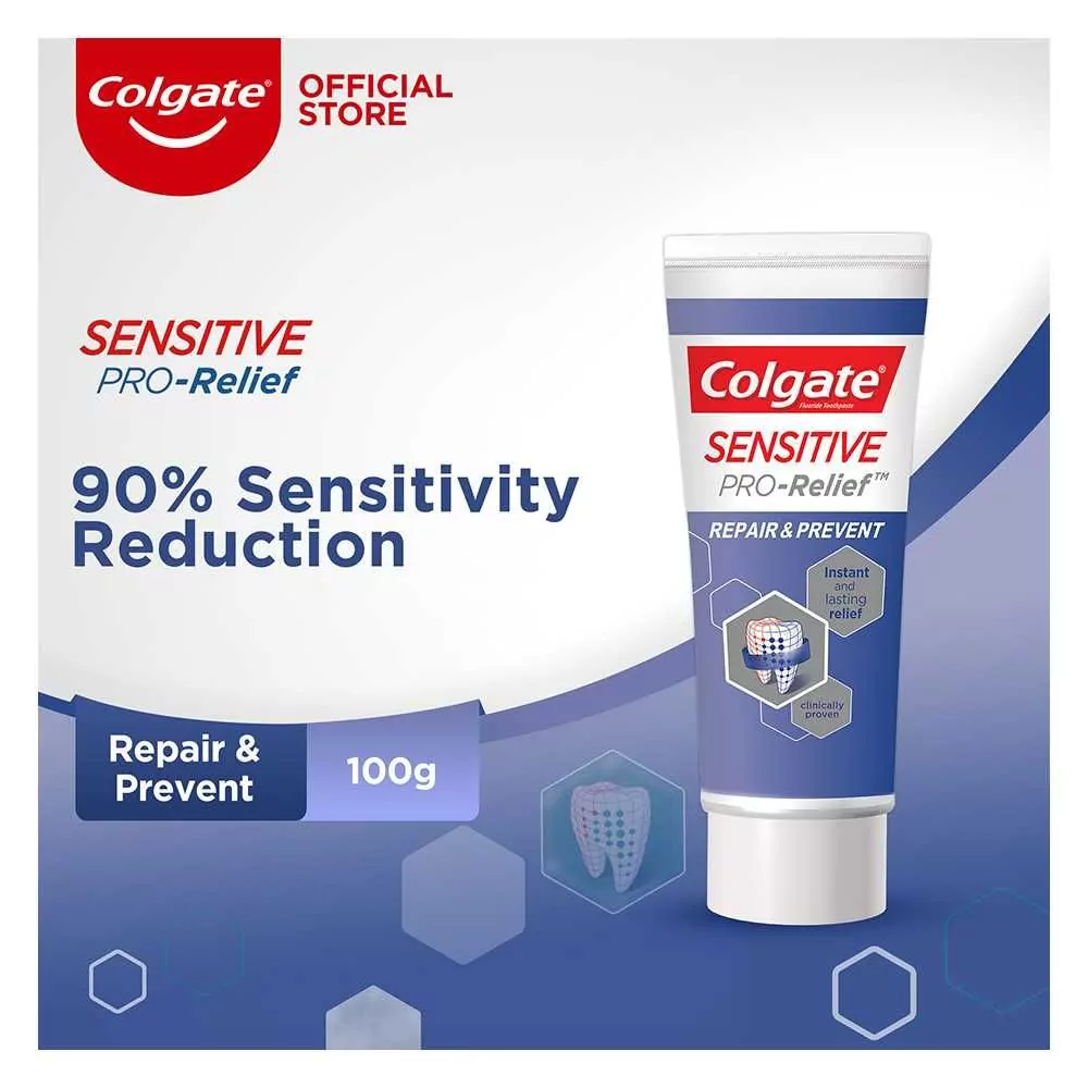 Colgate Sensitive Pro-Relief Repair & Prevent Toothpaste, 100g ...