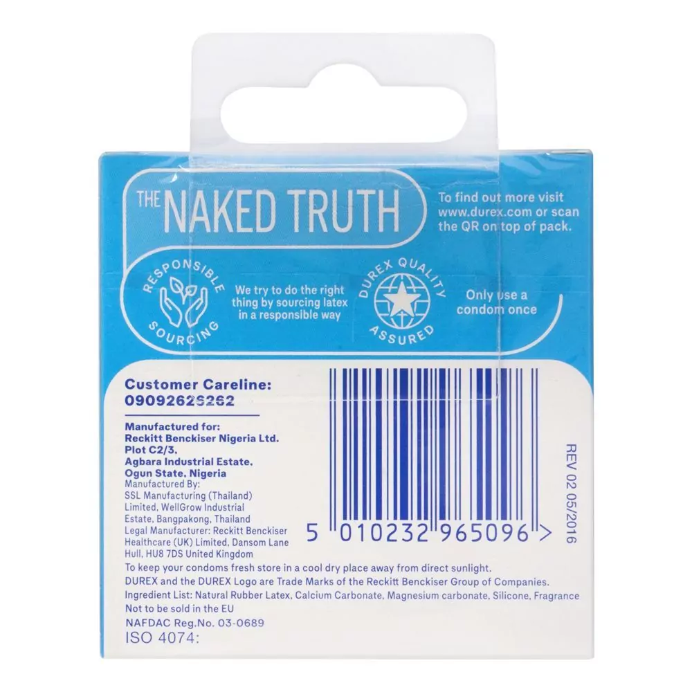 Durex Extra Safe Condoms 3-Pack - Reliable Protection With Extra Safety ...