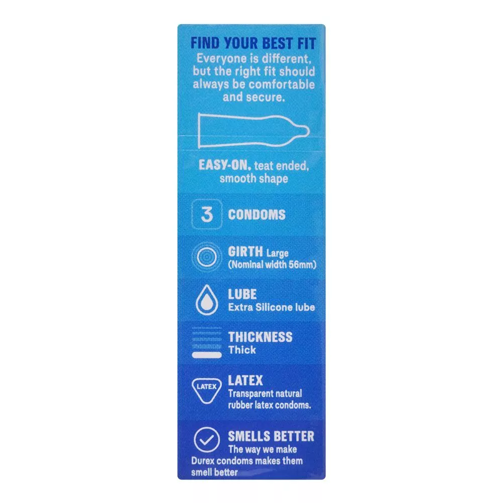 Durex Extra Safe Condoms 3-Pack - Reliable Protection With Extra Safety ...