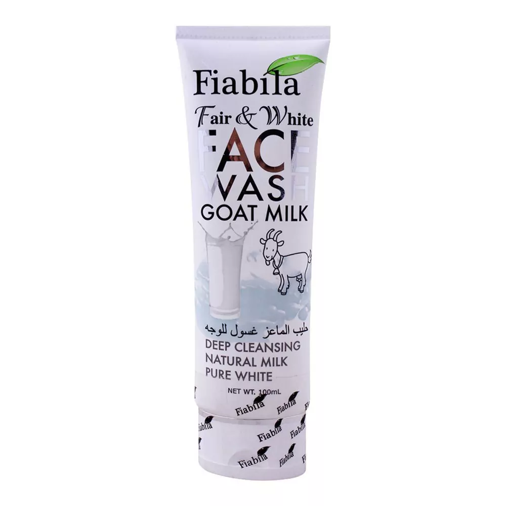 Fiabila Fair & White Face Wash Goat Milk 100ml | Natural Radiance ...
