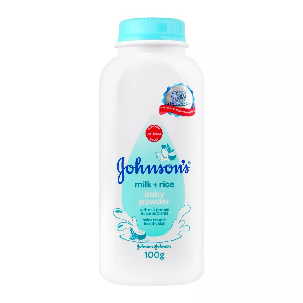 Johnson's Milk + Rice Baby Powder, Thailand, 100g - Nourishing & Soft ...