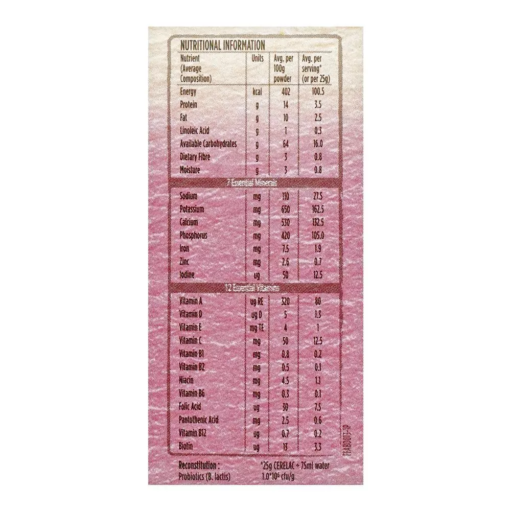 Nestle Cerelac Apple, Strawberry & Pear, 175g - Baby's Favourite ...