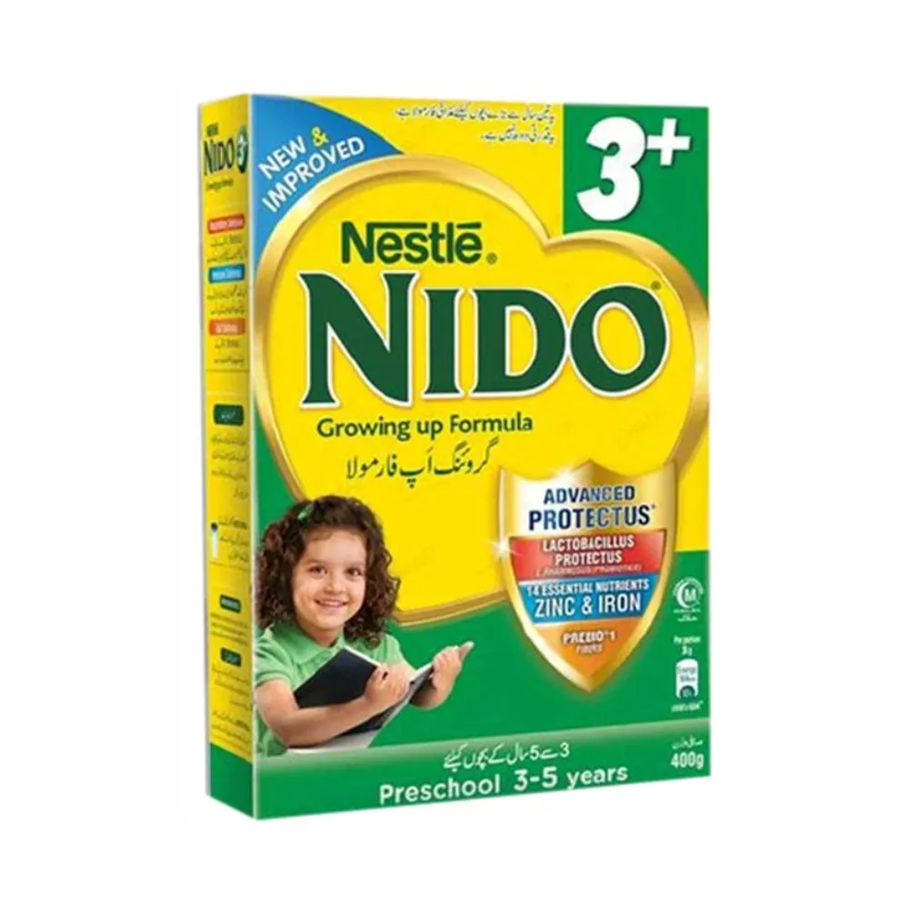 Nestle Nido Milk Powder 3Plus Growing Up Formula 375g - Essential ...