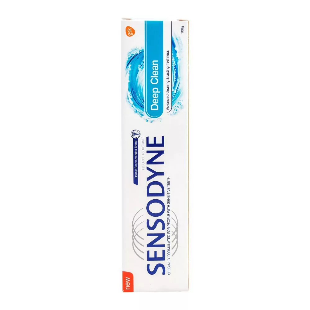 Sensodyne Deep Clean Toothpaste, 100g - Intensive Cleaning For ...