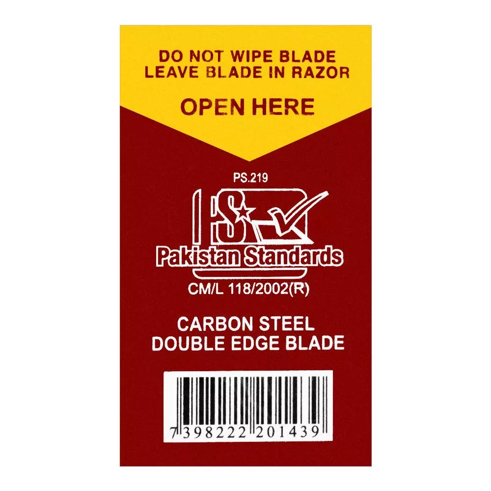 Treet Carbon Steel Double Edge Blade, 10-Pack | Sharp Precision | Catch ...
