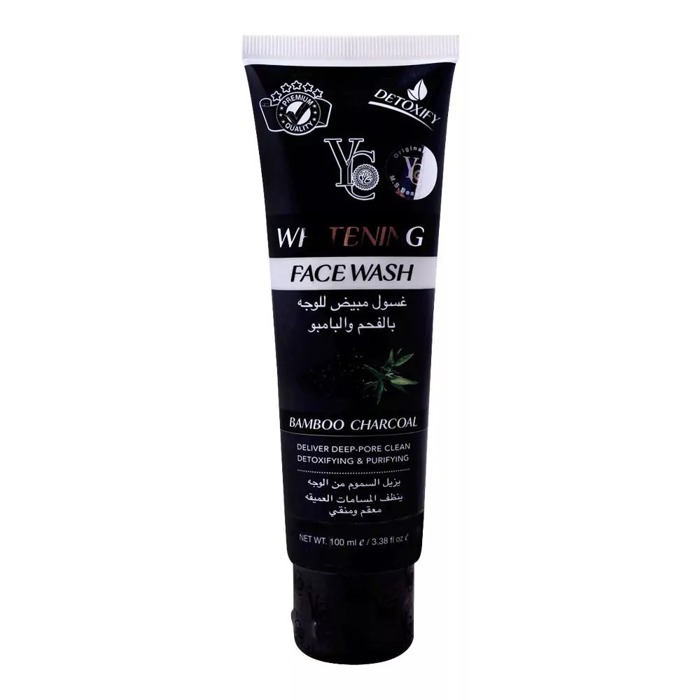 YC Whitening Bamboo Charcoal Face Wash, 100ml | Deep Purity | Catch N Pack