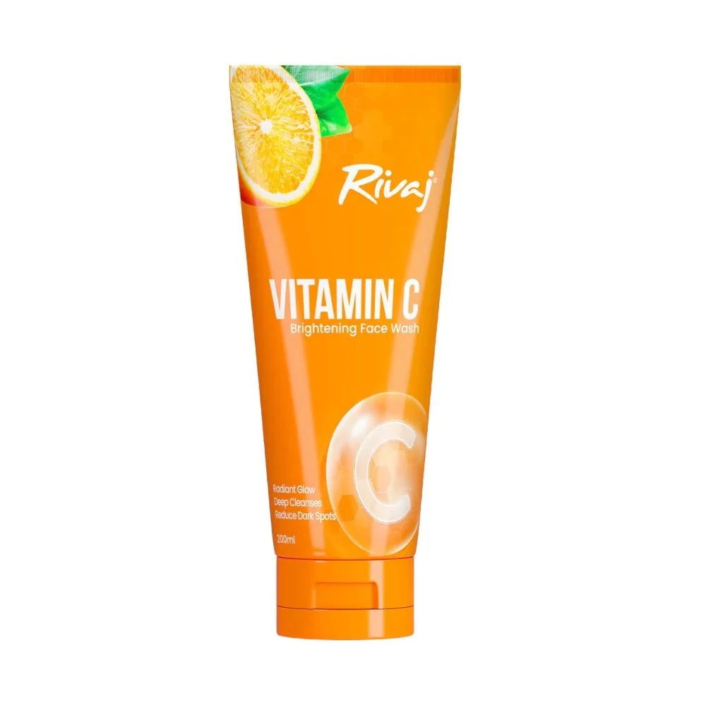 Rivaj Vitamin C Brightening Face Wash 200ml - Deep Cleanser