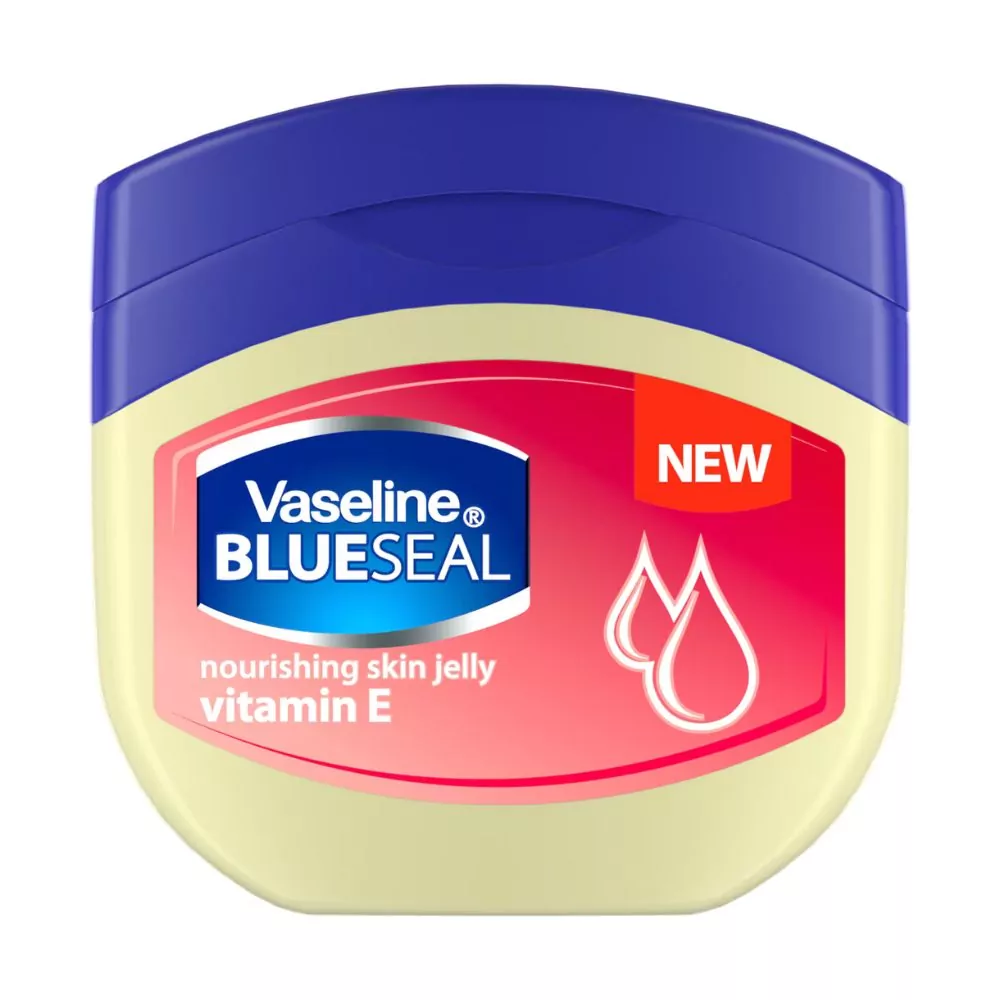 Vaseline Blue Seal Vitamin E Nourishing Skin Jelly 50ml - Deep Moisturizer