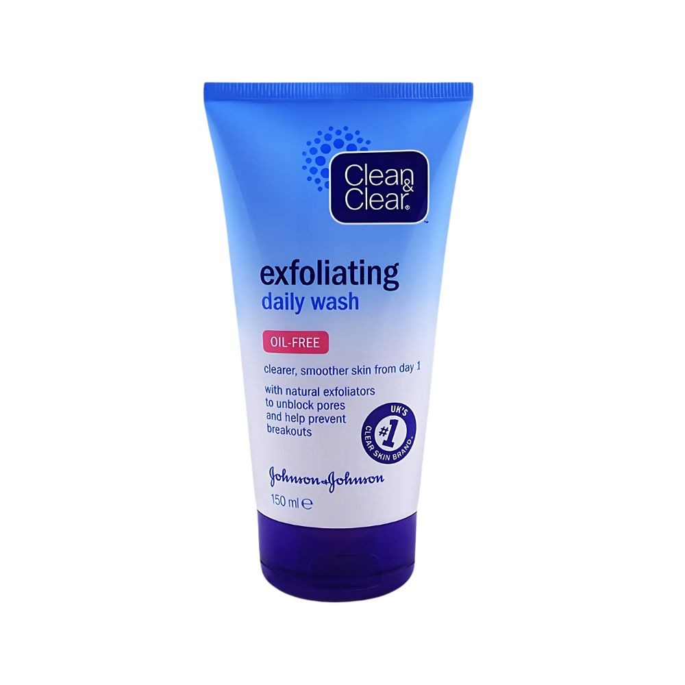 Clean & Clear Exfoliating Daily Wash 150ml – Clear & Smooth Skin