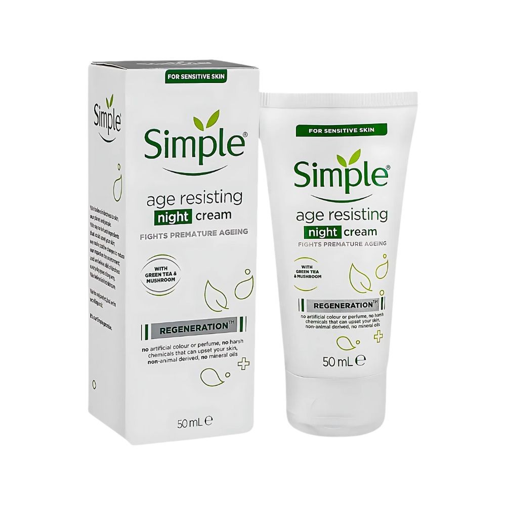 Simple Regeneration Age Resisting Night Cream 50ml – Youthful Glow