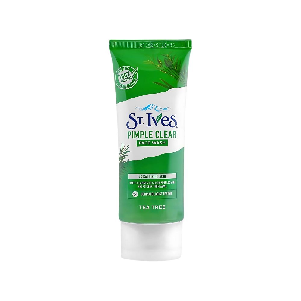 St. Ives Pimple Clear Face Wash 100g – Fresh & Oil-Free Skin
